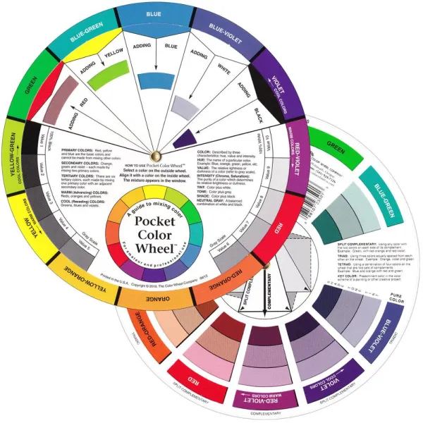 COLOR WHEEL - skala boja za trajnu šminku | Tinte, strojevi i ostali ...